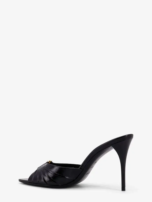 Saint Laurent Babylone 90 Leather Sandals - Multicolor