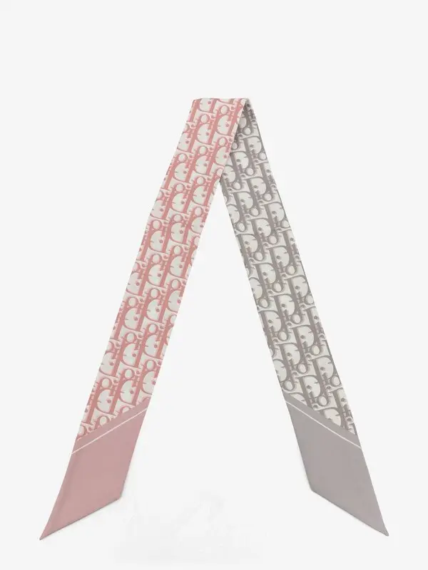 Dior Oblique Mitzah Print Silk Bandeau - Multicolor