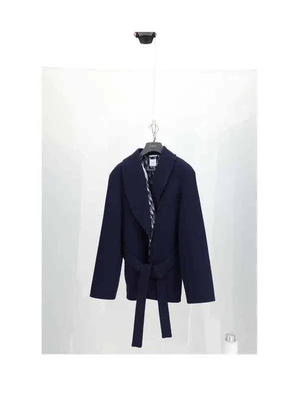 Dior Pecoat Corto Con Oblique Interno - Blue