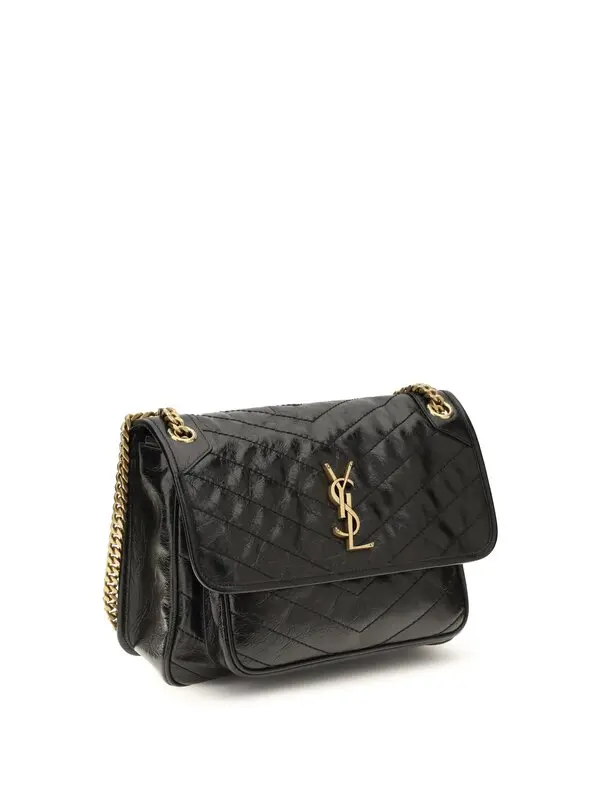 Saint Laurent Niki Shoulder Bag - Black