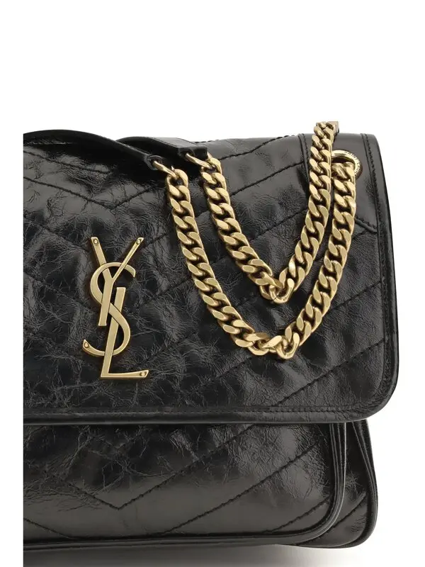 Saint Laurent Niki Shoulder Bag - Black