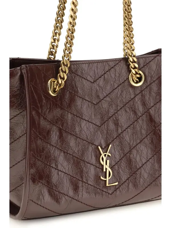 Saint Laurent Niki Shoulder Bag - Brown