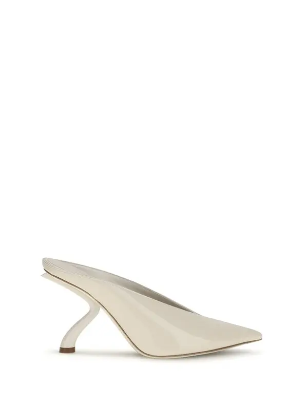 FERRAGAMO S Sculpted Heel Mules - Multicolor