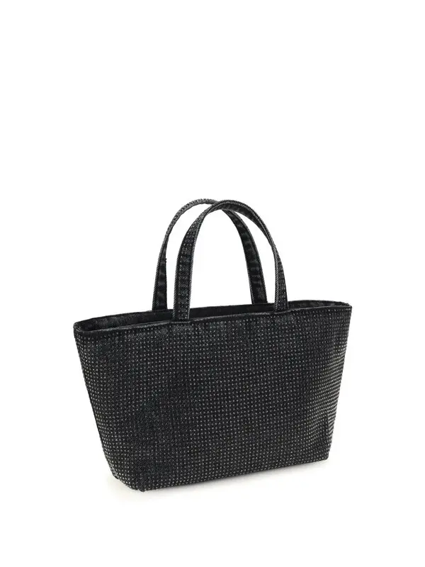 Alexander Wang Punch Small Tote Bag With Crystal Embellishments - Gray