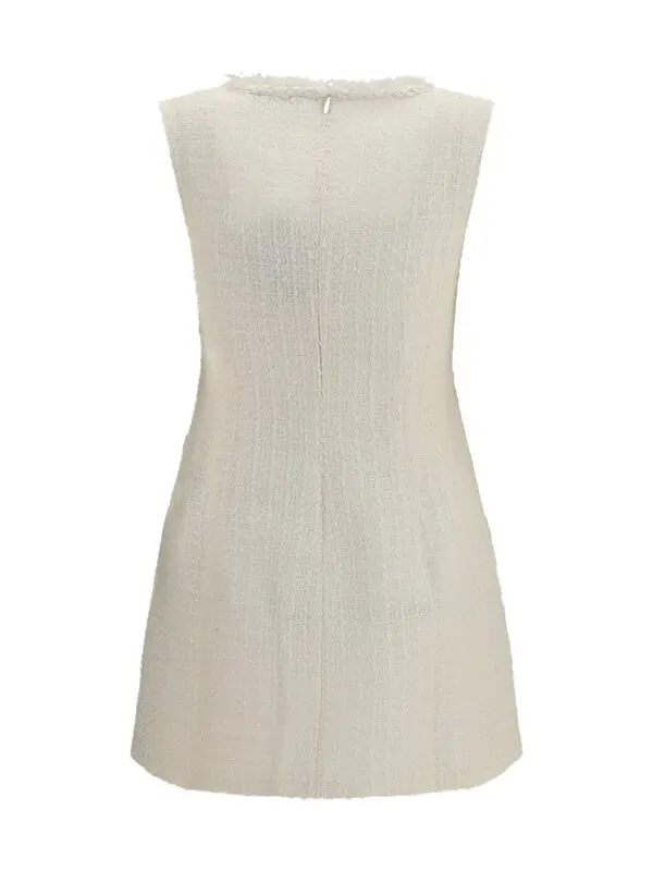 SELF-PORTRAIT Sleeveless Bouclé Mini Dress