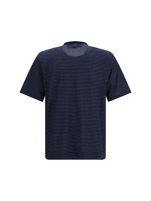 AMI Paris Striped Cotton T-shirt
