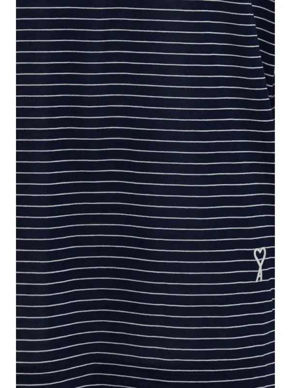 AMI Paris Striped Cotton T-shirt
