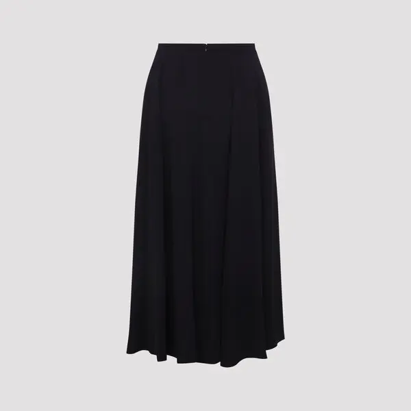 Alberta Ferretti Georgette Midi Skirt
