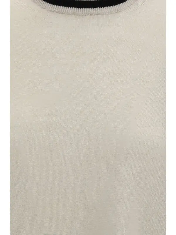 Max Mara Linen Knit T-shirt - Multicolor