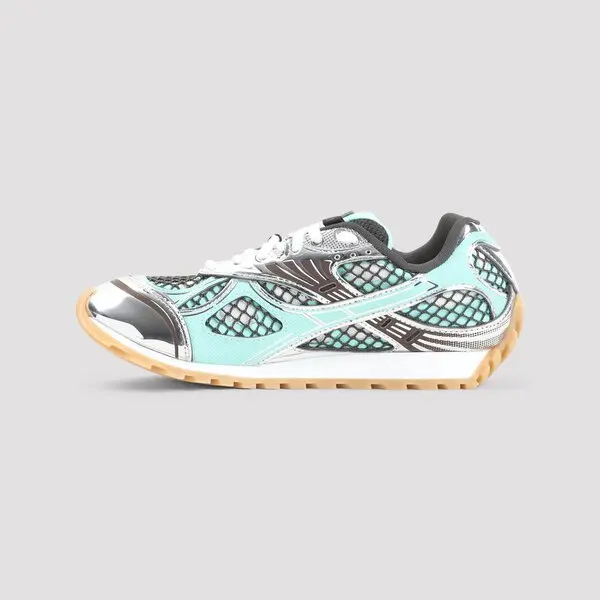 Bottega Veneta Orbit Oasis Mesh Sneakers - Green