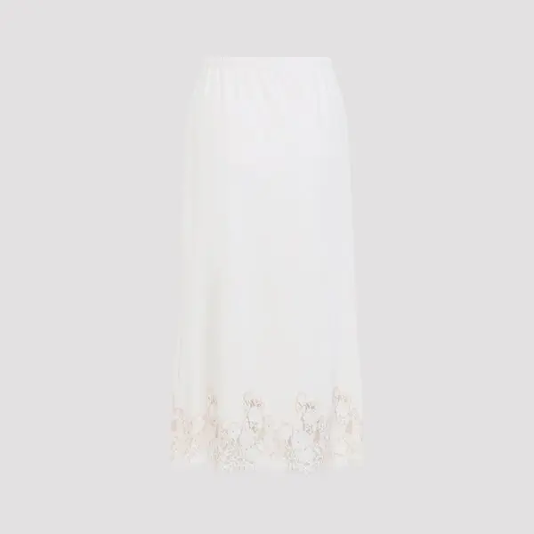 Alberta Ferretti Velvet Pencil Skirt