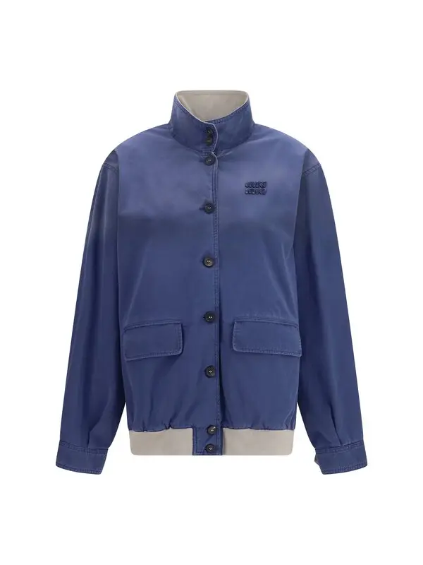 Miu Miu Old Washed Twill Jacket