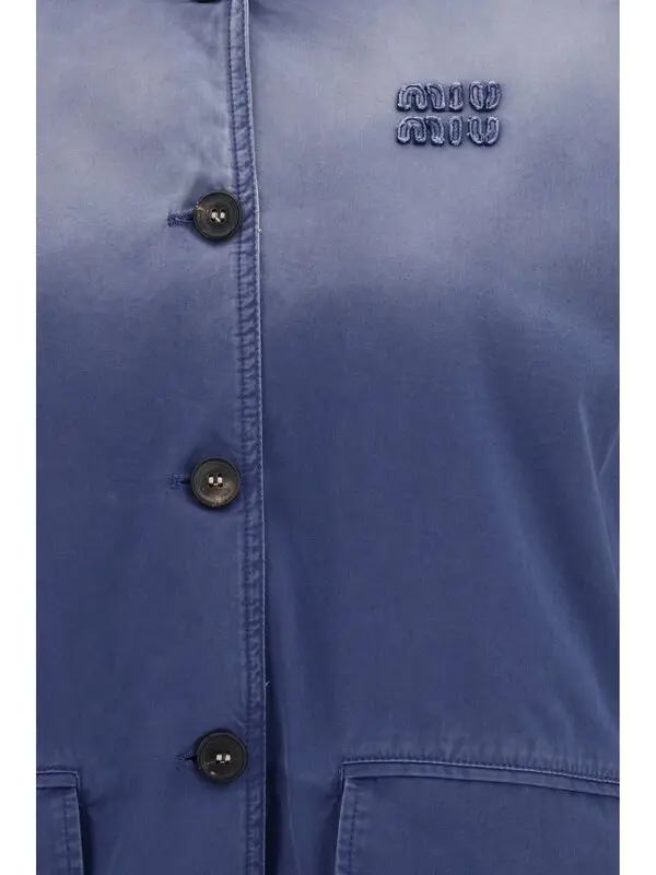 Miu Miu Old Washed Twill Jacket