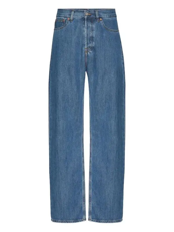 Valentino Garavani Straight Leg Jeans - Blue