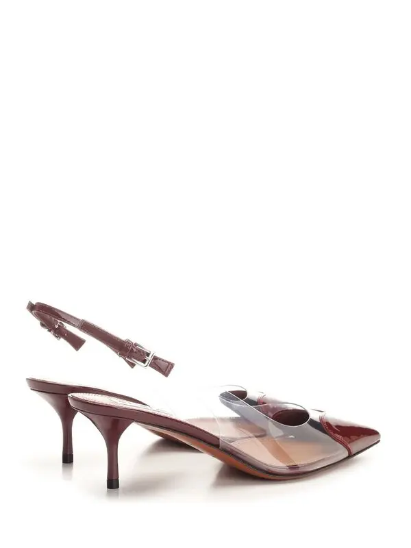 Alaïa Le Coeur Patent Leather Slingback - Multicolor