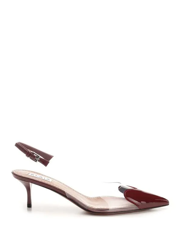 Alaïa Le Coeur Patent Leather Slingback - Multicolor
