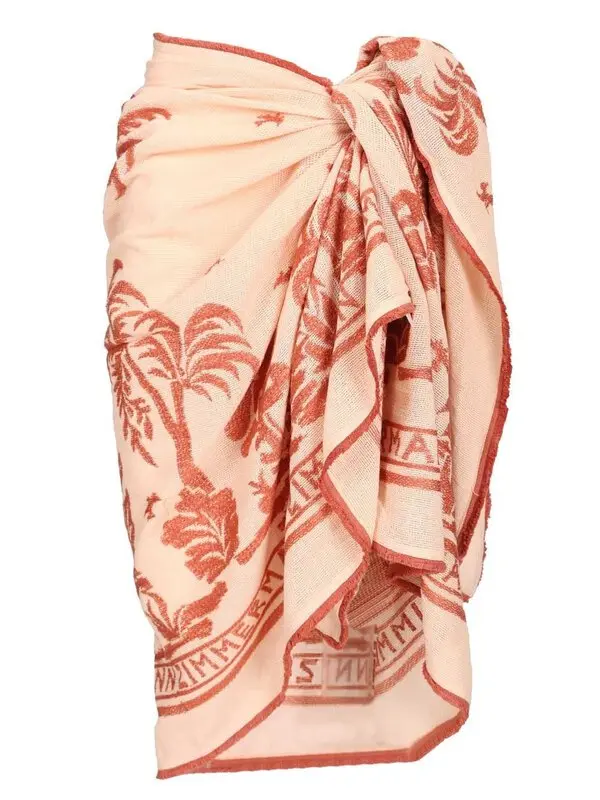 Zimmermann Embroidered Cotton Sarong - Multicolor