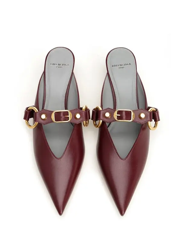 Balenciaga City Mule With V Upper