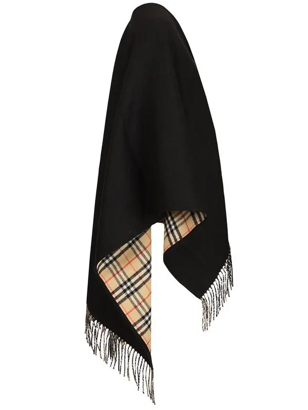 Burberry Reversible Cape - Black