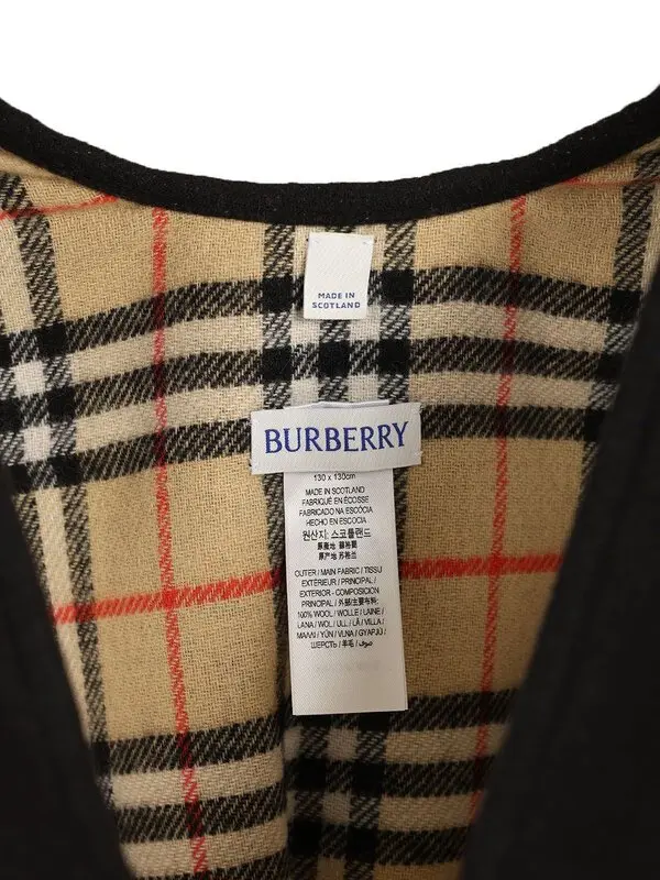 Burberry Reversible Cape - Black