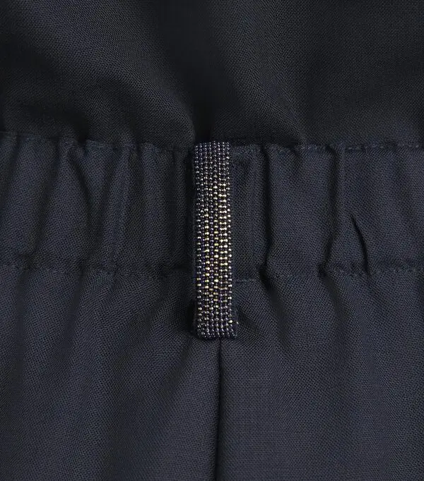 Fabiana Filippi Merino-blend Beaded Trousers