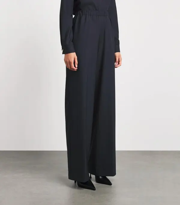 Fabiana Filippi Merino-blend Beaded Trousers