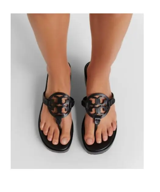 Tory Burch Leather Platform Thong Sandals