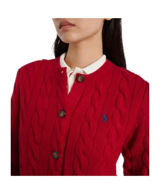 Polo Ralph Lauren Solid Color Knit Cardigan