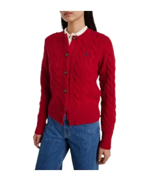 Polo Ralph Lauren Solid Color Knit Cardigan