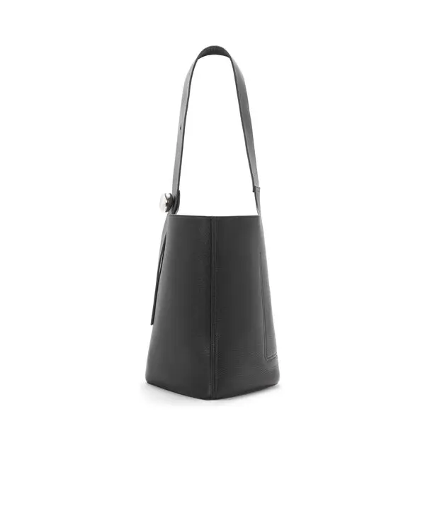 Loewe Large Pebble Bucket In Supple Grained Calfskin