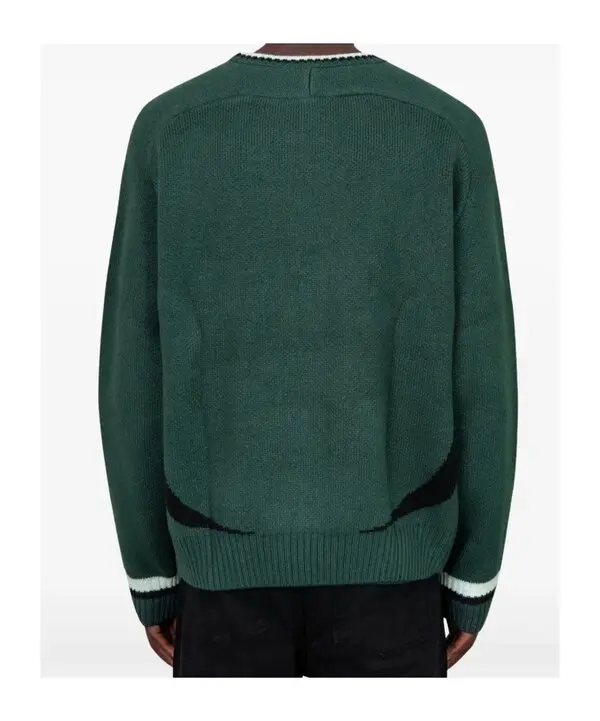 Adidas Striped Long-sleeved Sweater