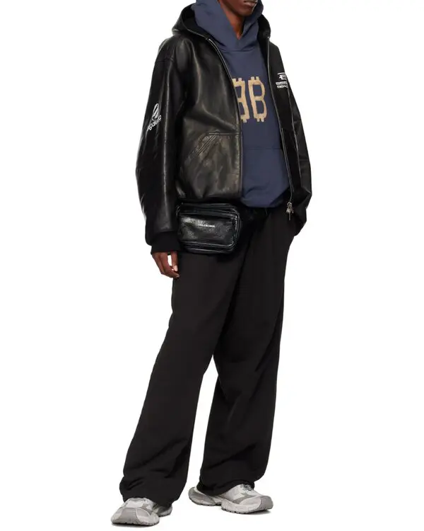 Balenciaga Logo Embossed Explorer Belt Bag