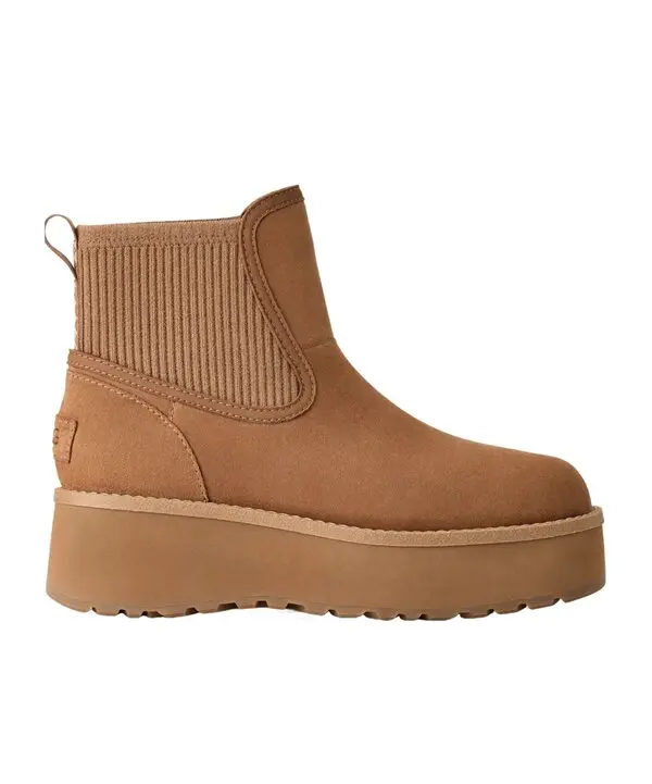 UGG Round-toed Ankle Boots - Maroon