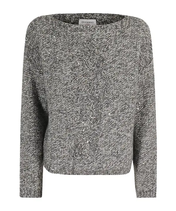 ERMANNO FIRENZE Sequin-embellished Sweater