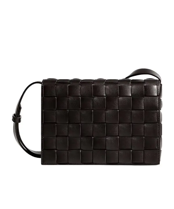 Bottega Veneta Orto Messenger Bag - Black