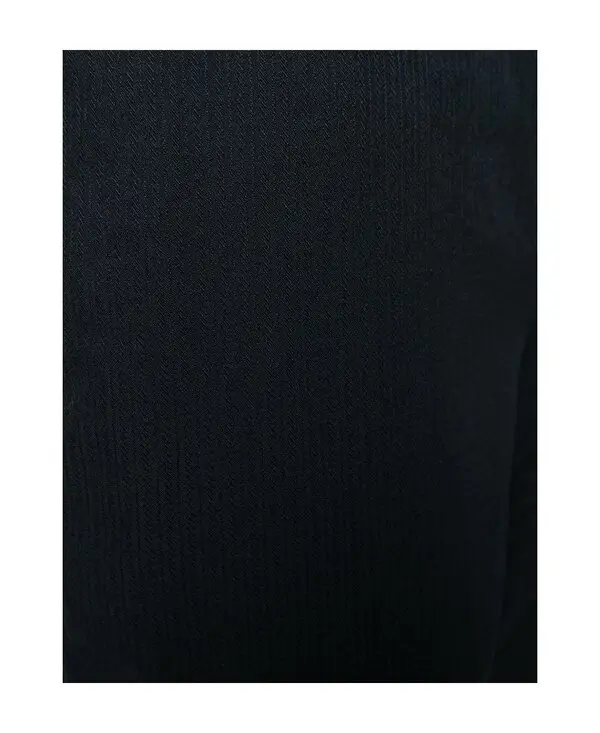 Comme Des Garçons Navy Blue Quarter Casual Pants