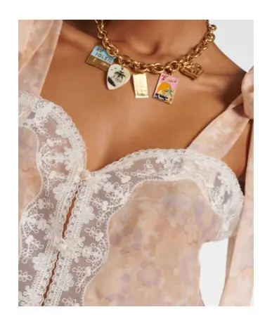 Chloé Floral Lace-trimmed Silk Top