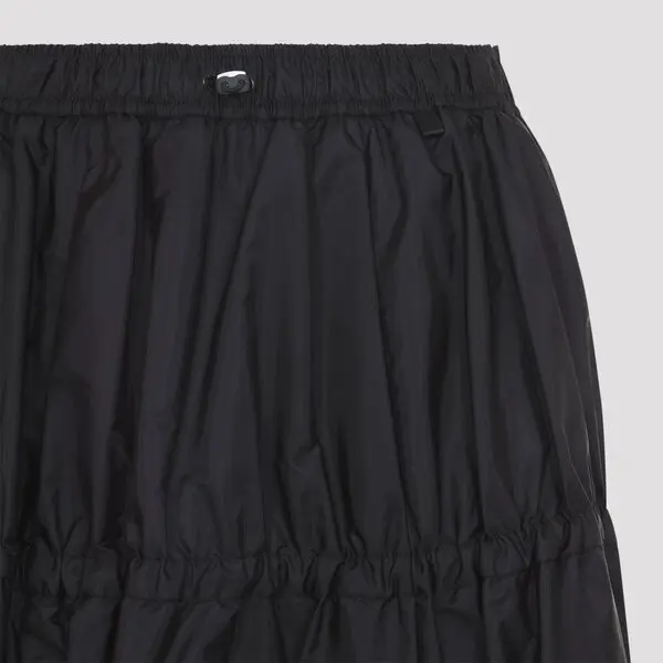 Moncler Ruffle Mid-length Skirt - Black