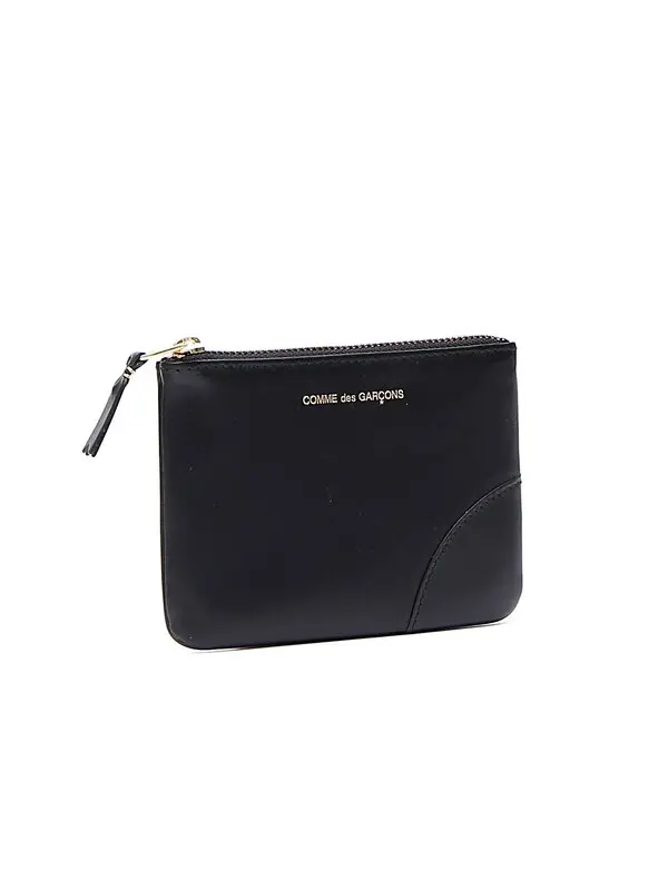 Comme Des Garçons Logo Zipper Wallet