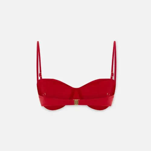 PCFG STORE Solar Reflections Balconette Bikini Top - Red