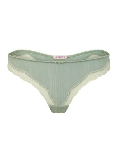 ADORE ME Lilou Thong Panties - Medium Green