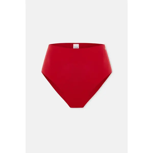 PCFG High Waisted Bikini Bottom - Red