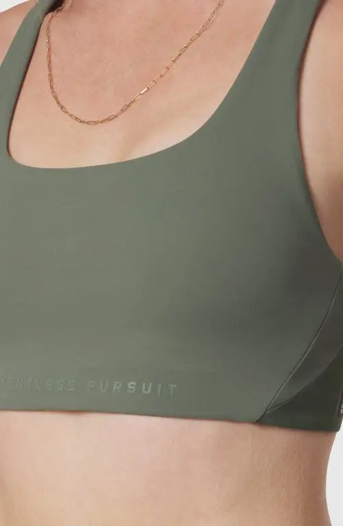 ASRV Lycra Hybrid Sports Bra - Sage
