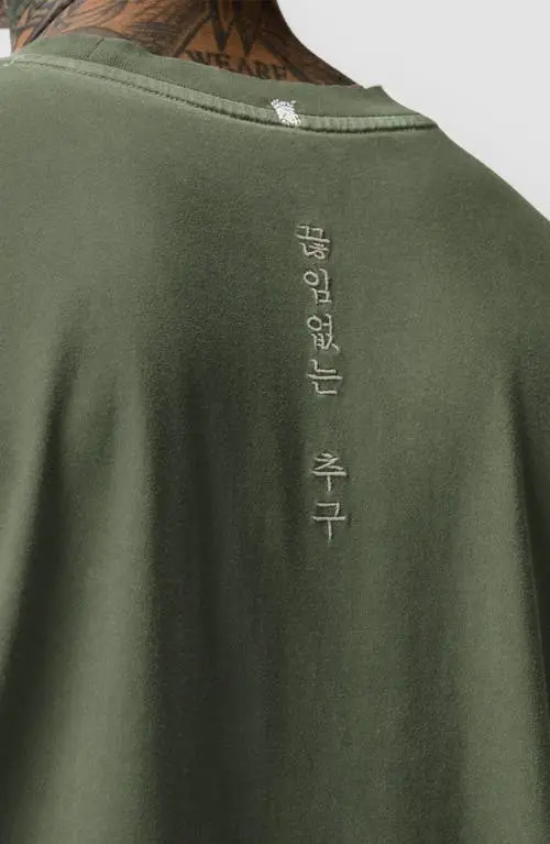 ASRV Tech Essential Relaxed Tee - Faded Olive