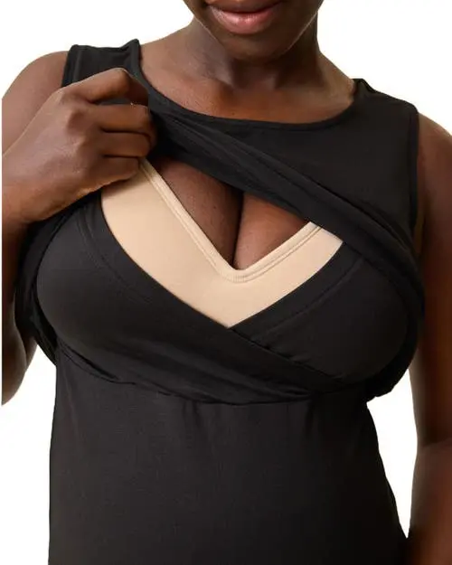 KINDRED BRAVELY Drop-waist Maternity & Nursing Maxi Dress