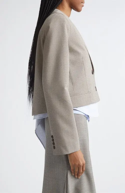 Monse Crop Back Cascade Jacket