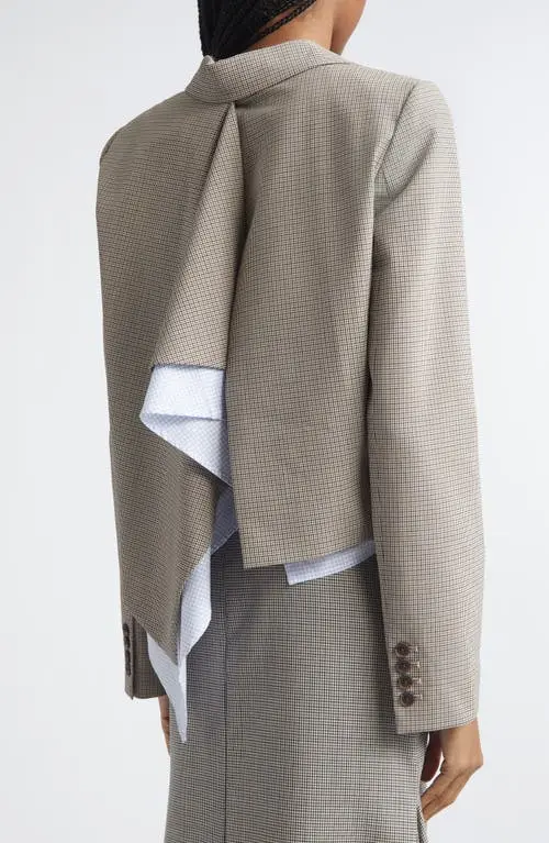 Monse Crop Back Cascade Jacket