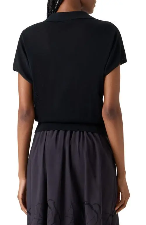 Akris Relaxed Fit Polo Sweater