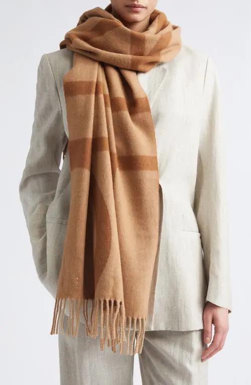 TOTEME Monogram Wool Jacquard Scarf