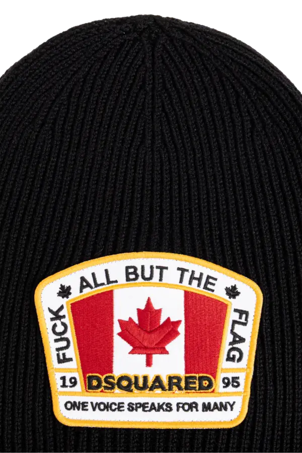 Dsquared2 Logo Patch Beanie